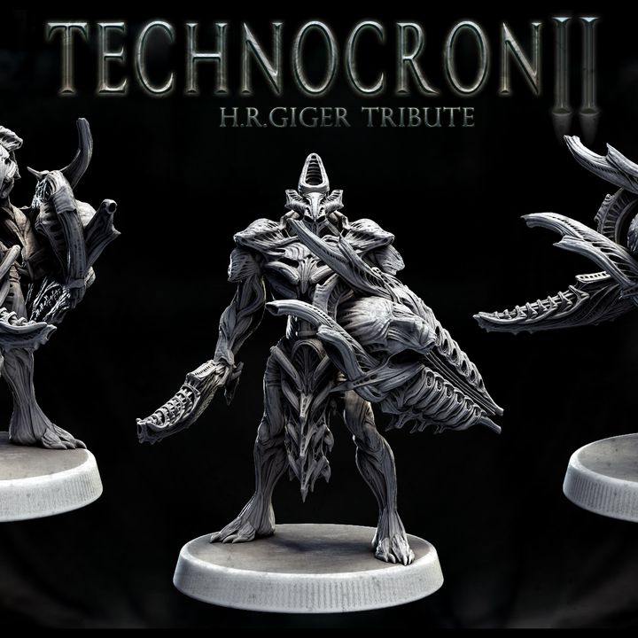 3D Printable TechnoMech Pretorian (ALL 8 Poses) by Mini Monster Mayhem